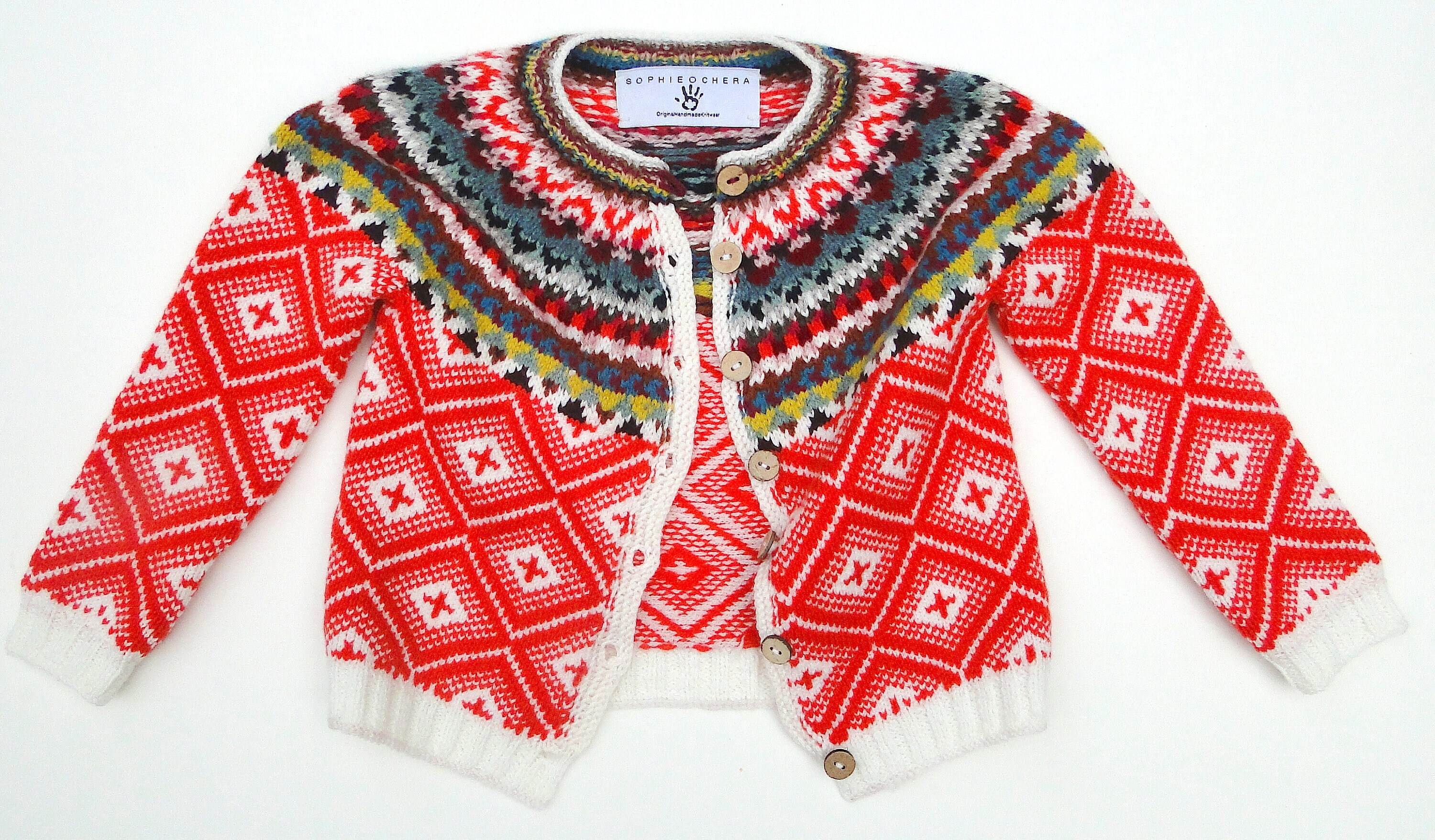 Fair Isle Cardigan for Girls | Etsy