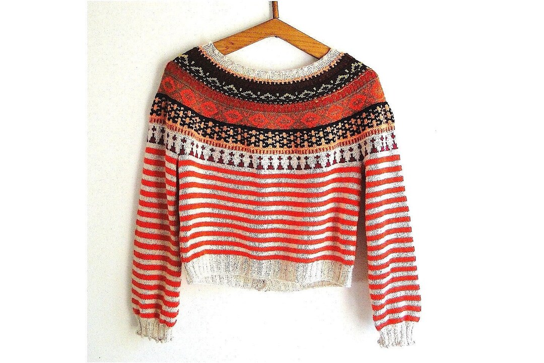 Fair Isle Sweater for Women - Etsy