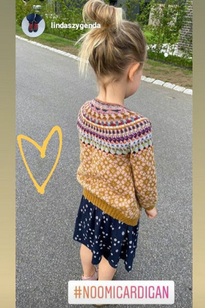 Fair Isle Knitting Pattern for Children | Etsy