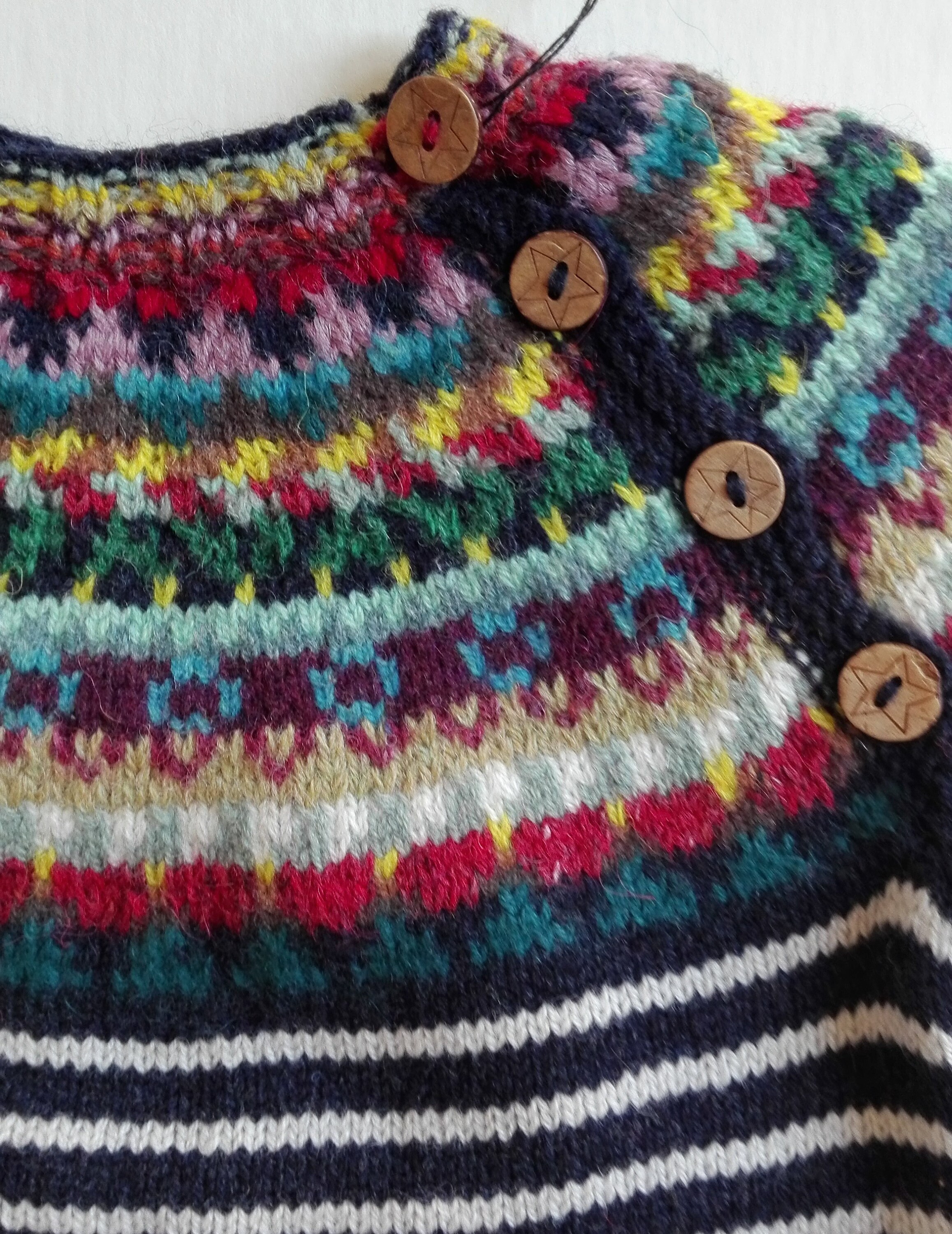 Fair Isle Sweater Knitting Pattern for Children - Etsy