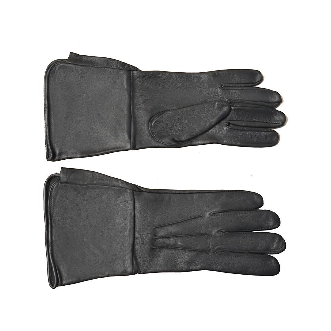 Medieval Leather Long Cuff Gloves Gauntlet Gloves for Renaissance and ...