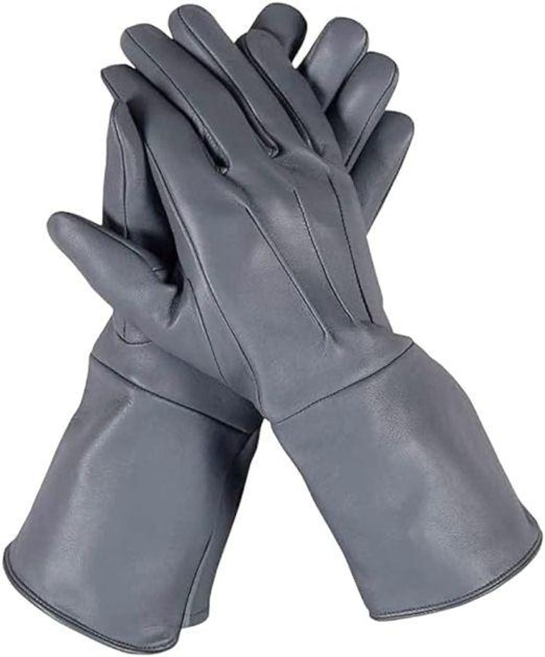 Medieval Leather Long Cuff Gloves Gauntlet Gloves for Renaissance and ...