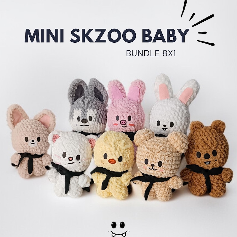 Stray Kids Skzoos Crochet Patterns - Etsy