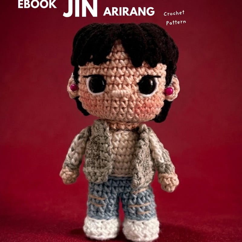 Crocheted Jin Bts Doll - Etsy