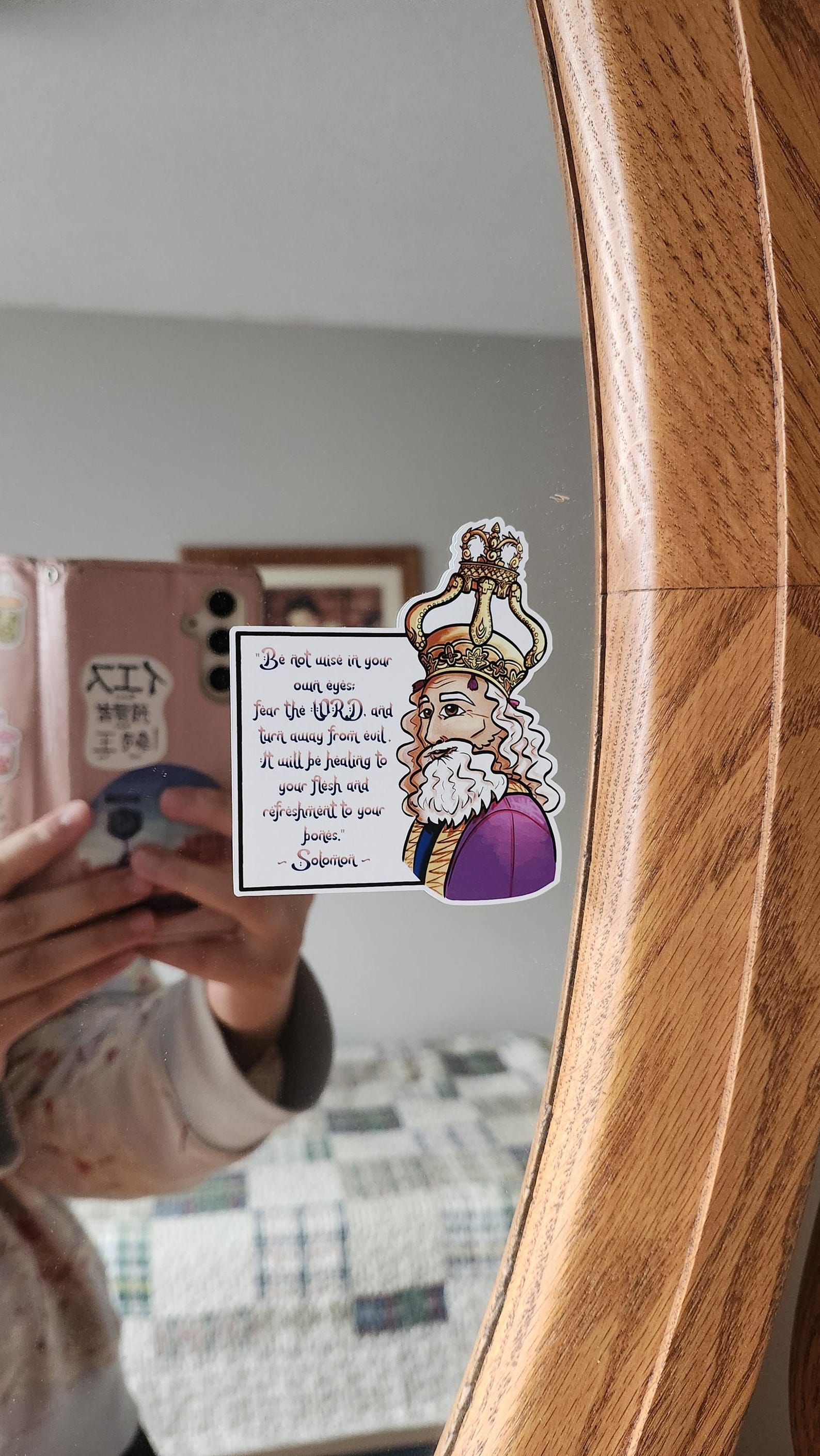Solomon Bible Sticker | Christian Sticker, Motivational Faith Sticker ...