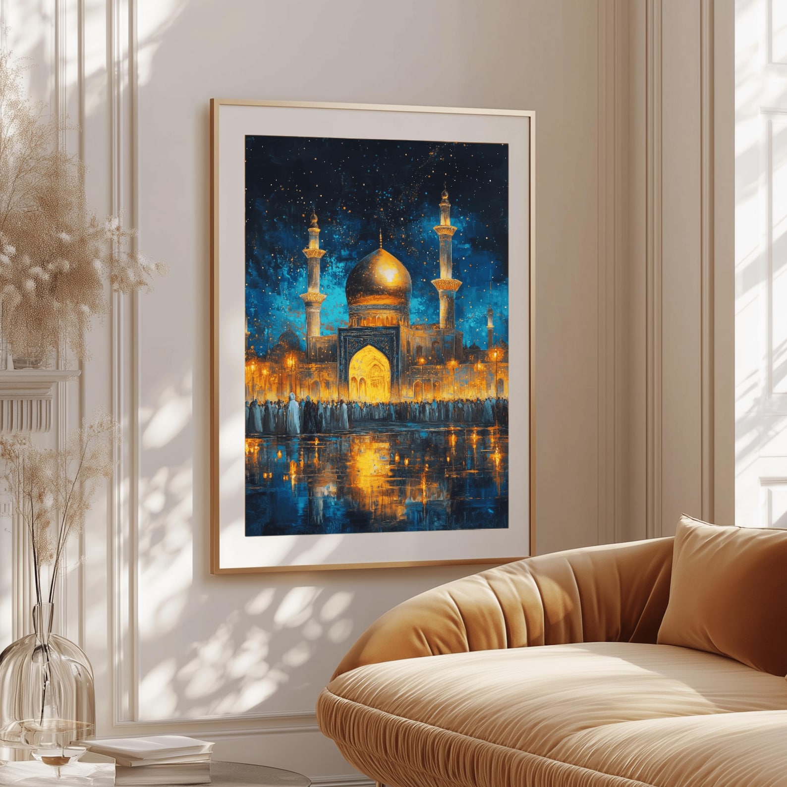 Islamic Imam Hussein Oil Painting Matte Vertical Posters, Islamic Art ...