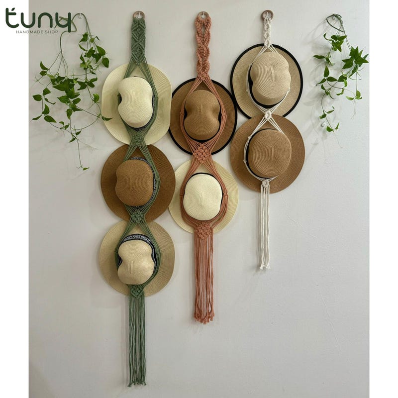 Cowboy Macrame Hat Hanger - Etsy