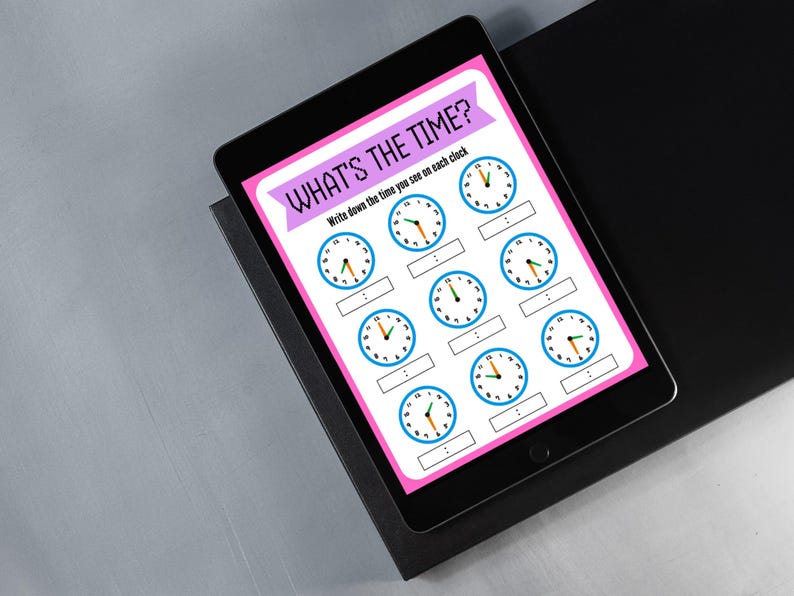 Telling Time Worksheets | Analog Clock Practice | Printable Math ...