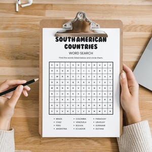 111-page Printable Word Search Puzzle Book | Fun Digital Download for ...