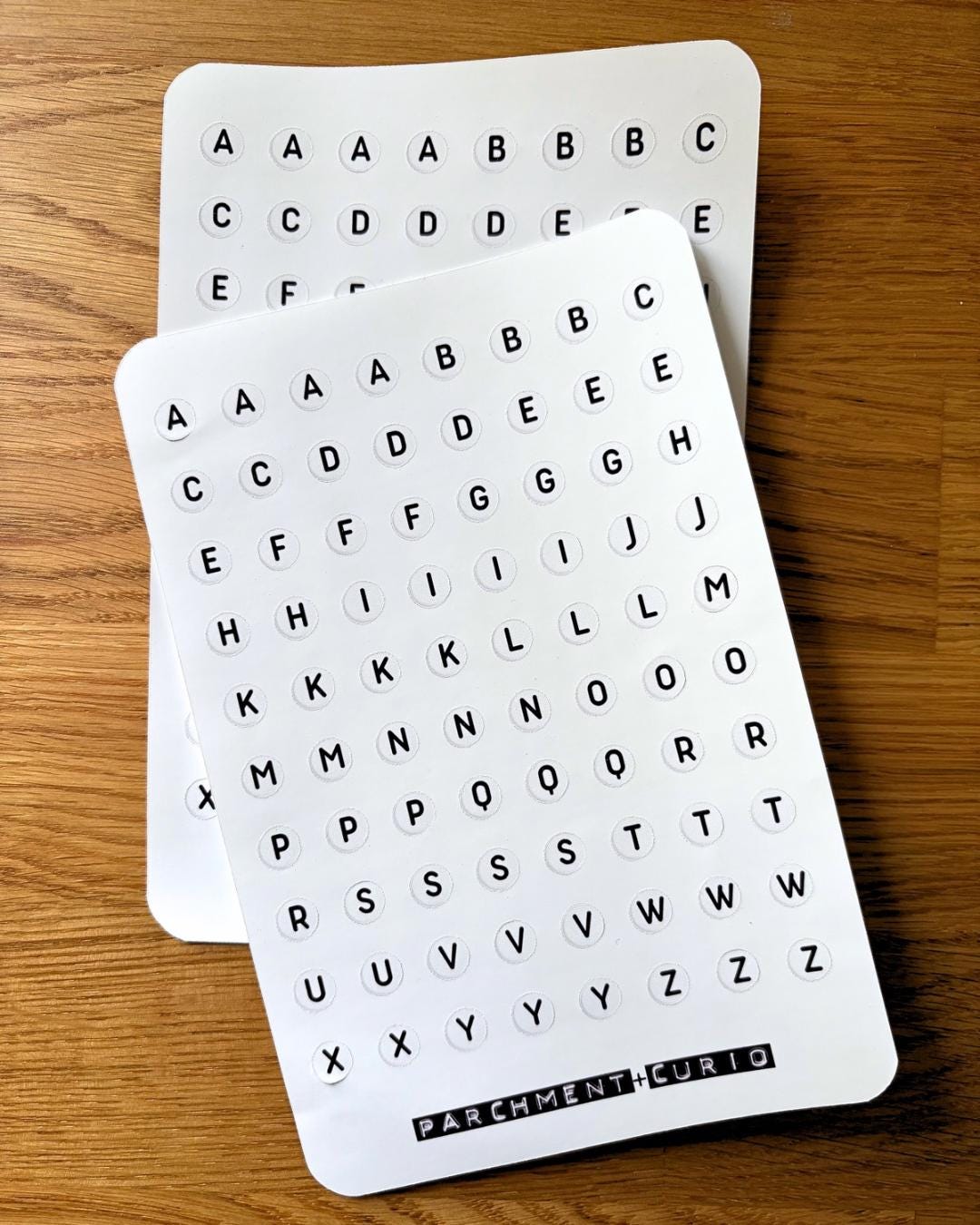 100+ Alphabet Bead Letter Stickers for Junk Journaling & Scrapbooking ...