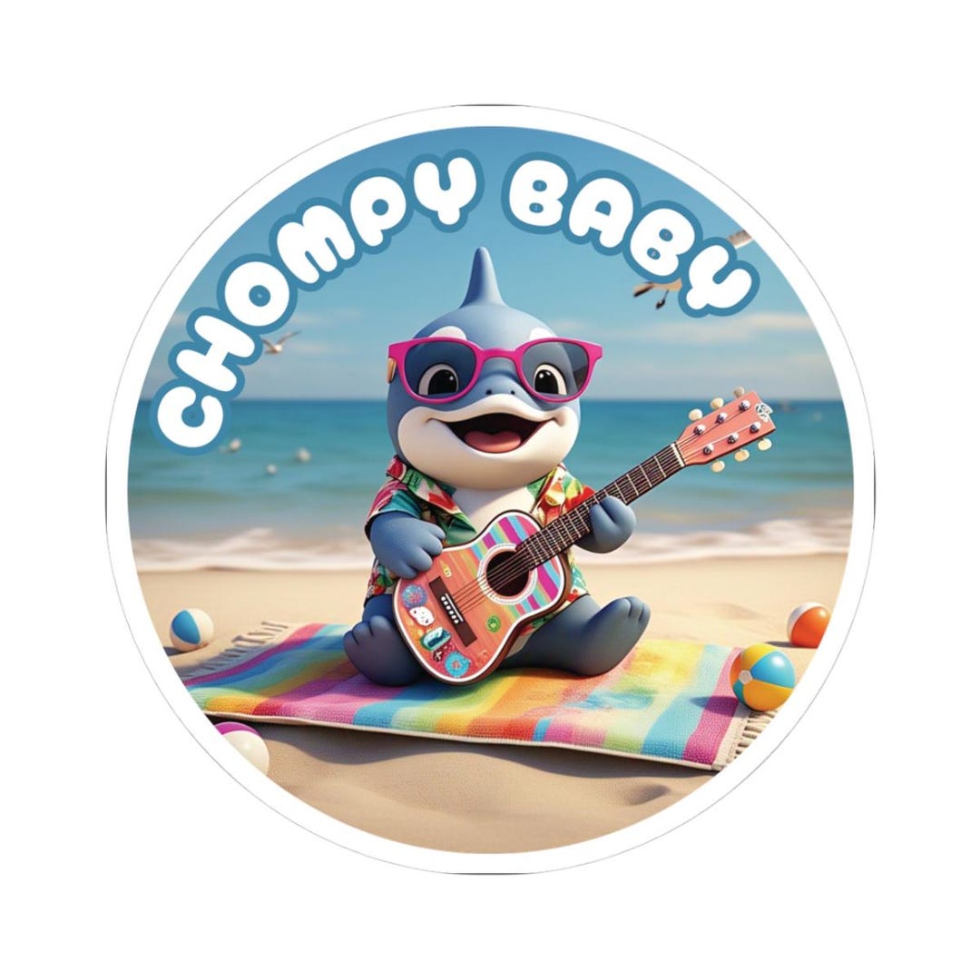 Chompy Baby the Coolest Shark in the Sand! - Etsy