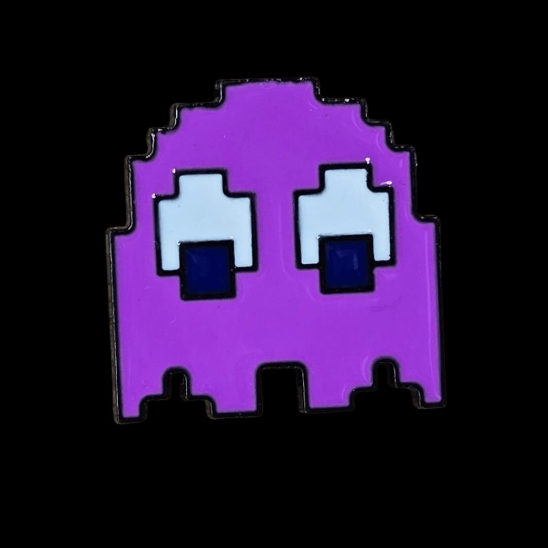 Pinky Pac-man Pin - Etsy