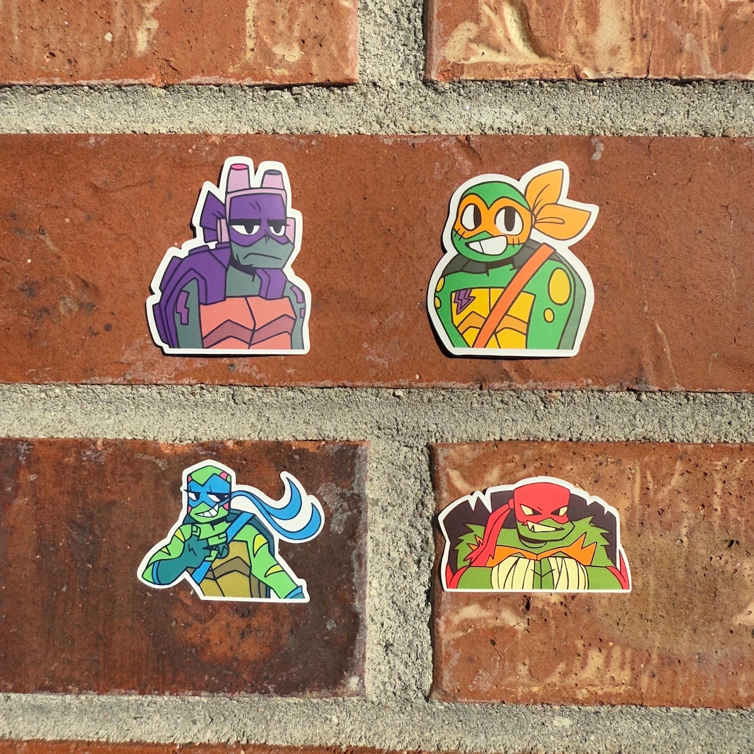 ROTTMNT Vinyl Stickers - 1.5 in - Waterproof - Teenage Mutant Ninja ...