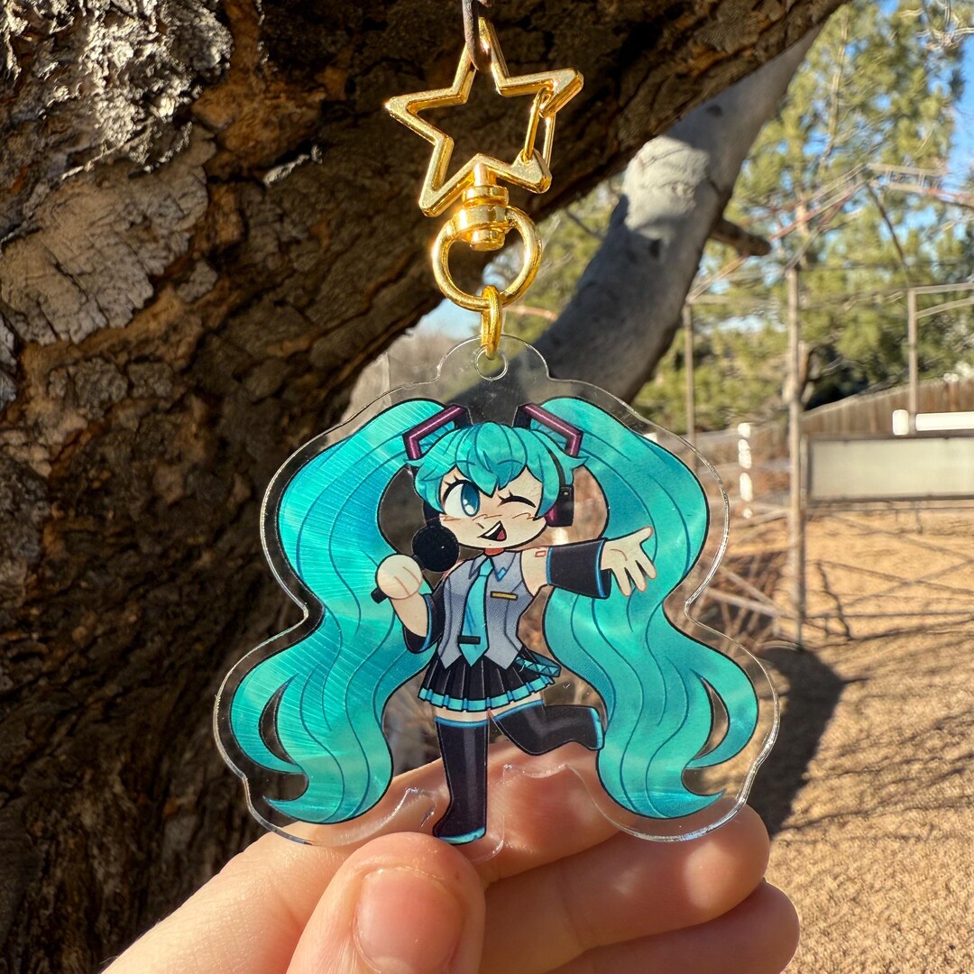 Hatsune Miku Acrylic Charm Keychain - Double Sided/different Design - 2 ...