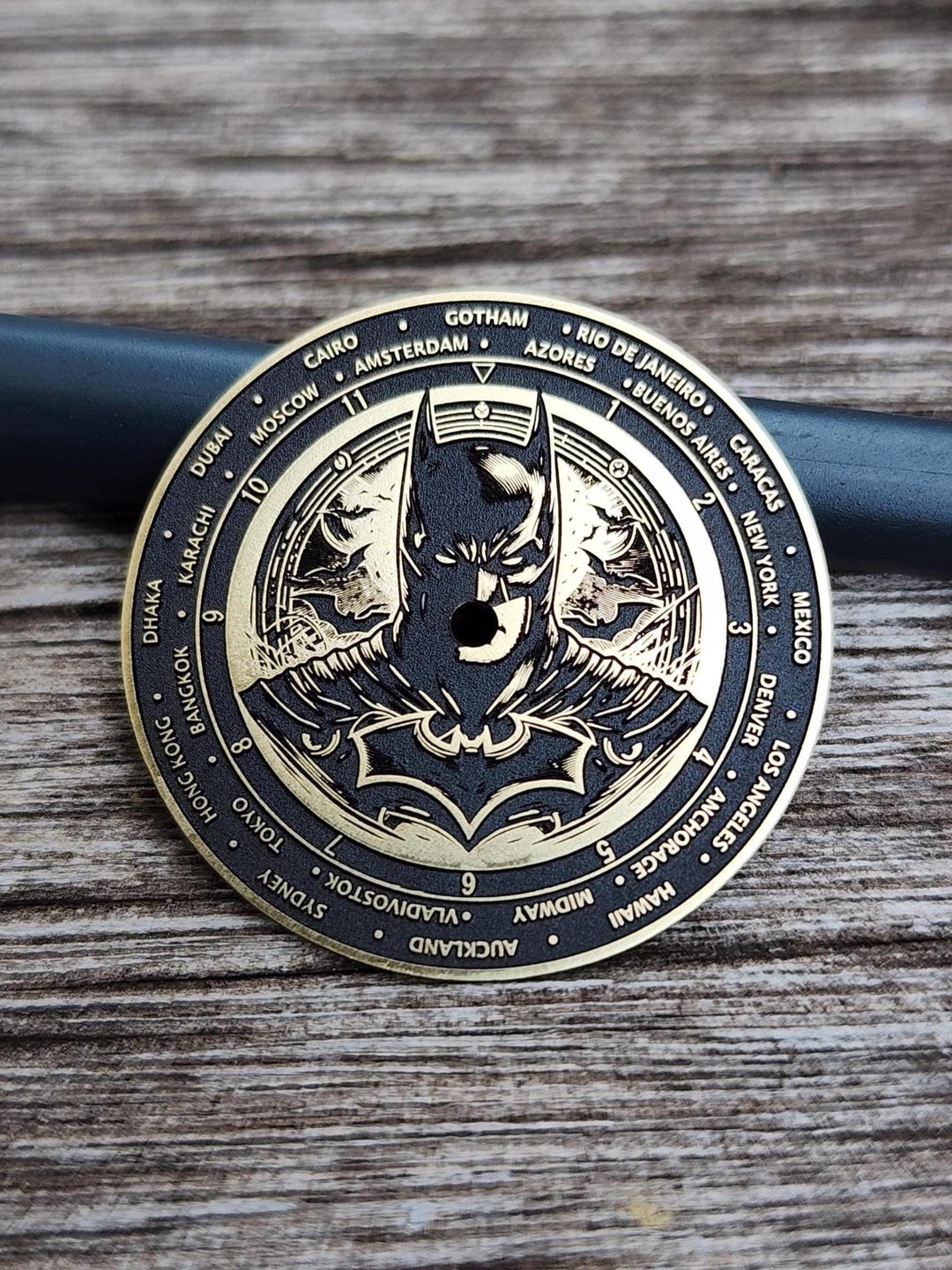 Custom-made Laser Engraved Watch Dial | BATMAN - Order for Any Design ...