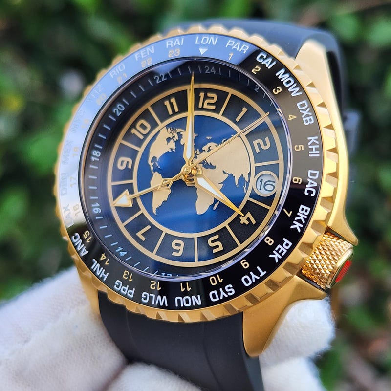 World Map Watch - Etsy