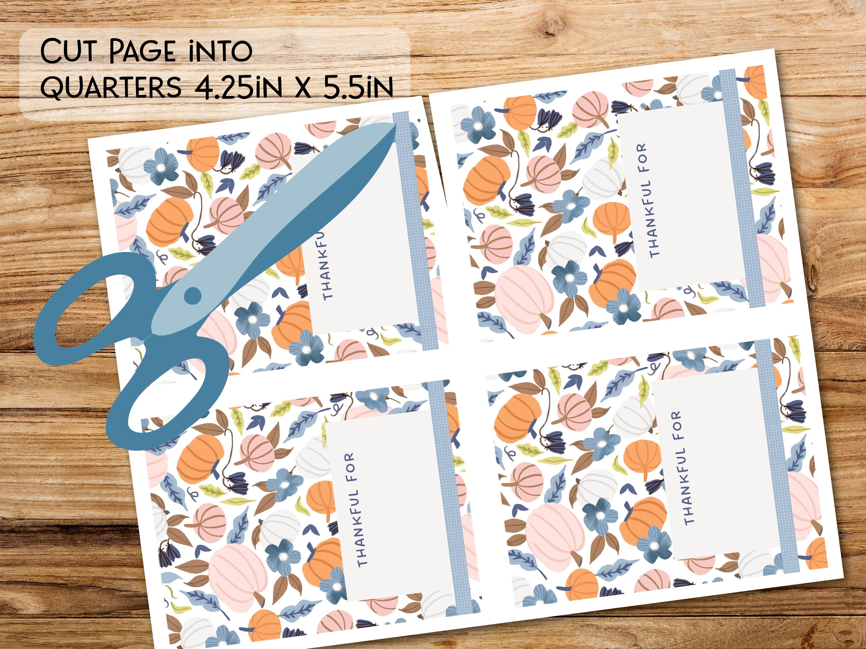 Fall Wedding & Family Dinner Printable Thanksgiving Blessings Place ...