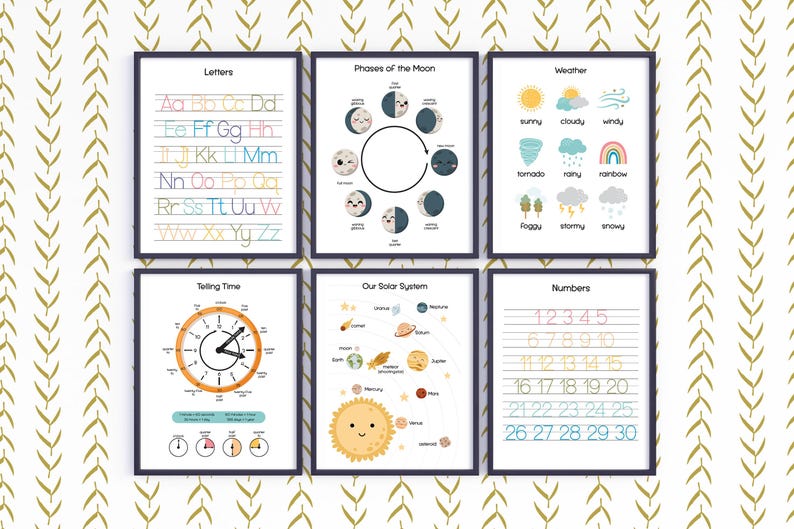 Weather Print, Weather Downloadable, Climate Prints, Montessori ...