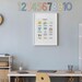 BOHO Skip Counting Large Number Display | Neutral Classroom Decor - Etsy