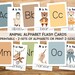 Printable Animal Alphabet Flash Cards Classroom Decor Toddlers ...