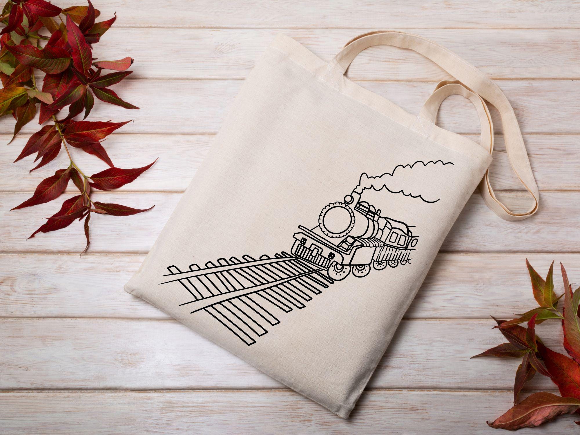 Retro Train SVG | Vintage Locomotive Clipart | Classic Railroad Design ...