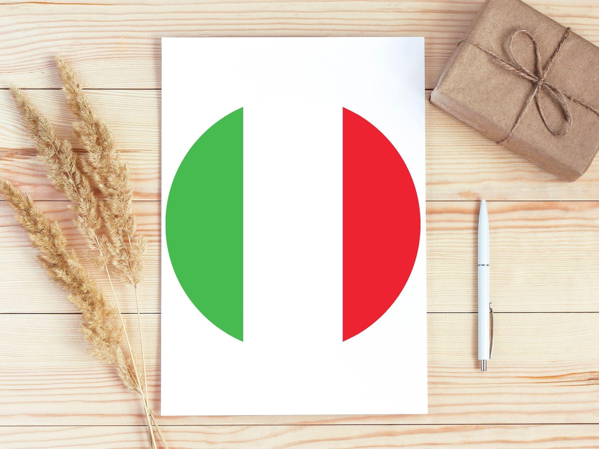 Italian Flag SVG PNG Bundle| Italian Flag Png| Italian Flag Layered Cut ...