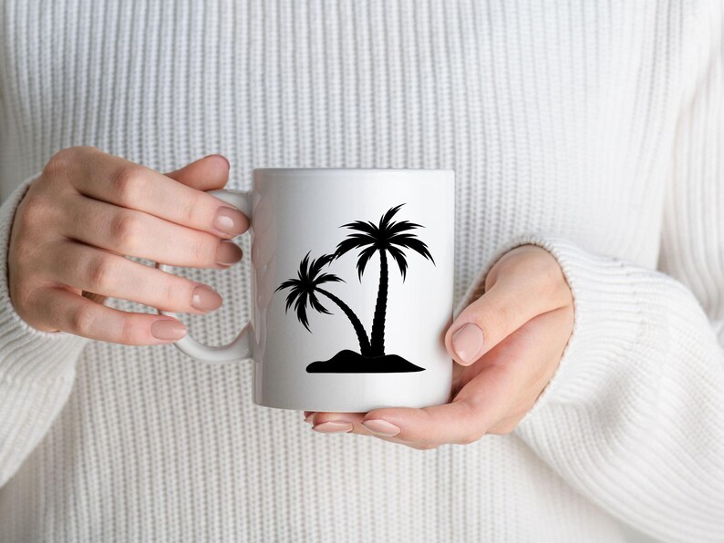 Palm Tree SVG Bundle: Tropical Beach Clipart (digital Download) - Etsy