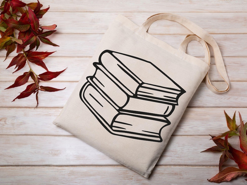 Books SVG Bundle: Clipart, Silhouette, Cut Files (digital Download) - Etsy