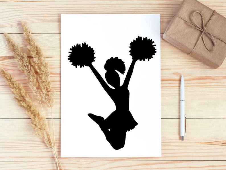 Cheerleader SVG Bundle: Clipart, Cut Files (digital Download) - Etsy ...