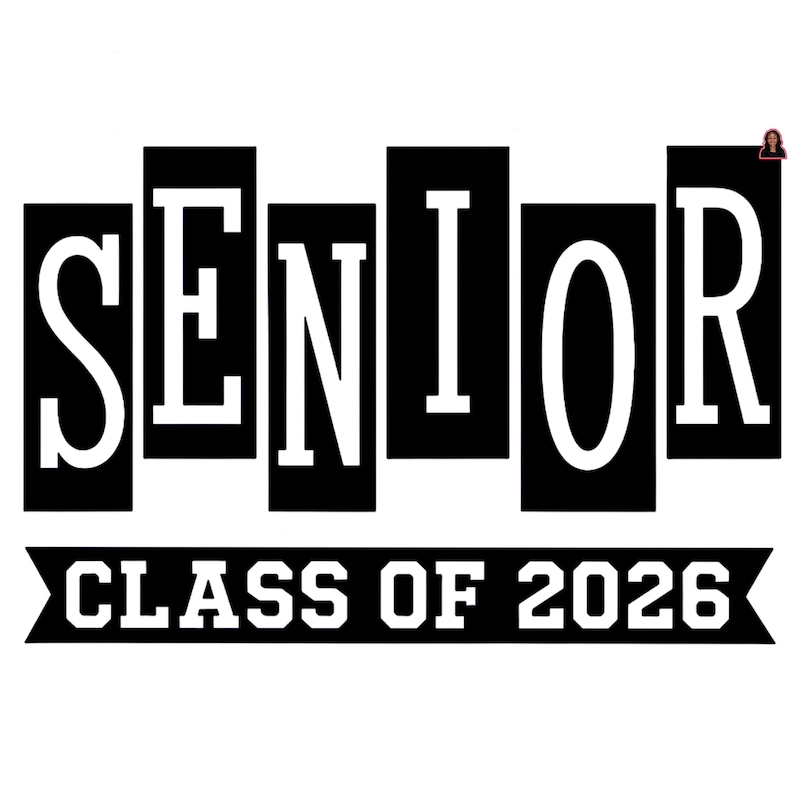 Senior 2026 SVG: Graduation T-shirt Design for Cricut (digital Download ...