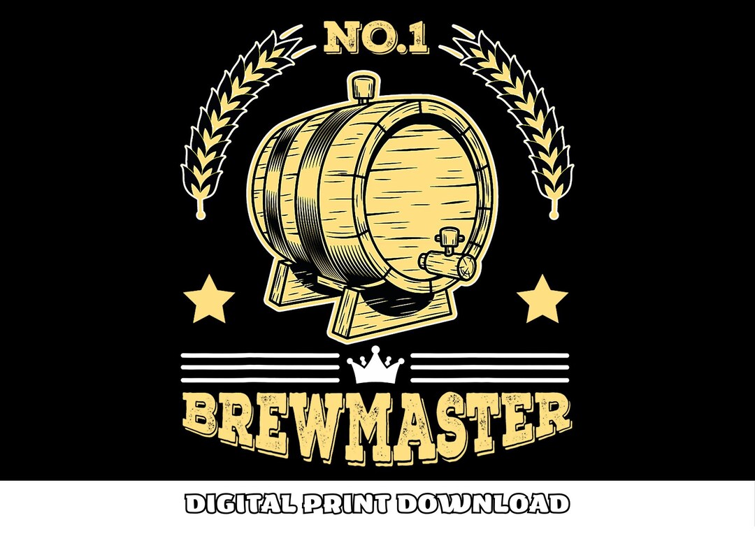 File PNG Homebrew Master Digital Design Hops Craft Beer Brewing Vintage ...
