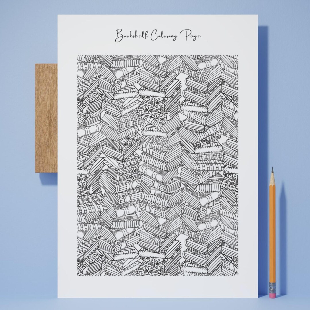 Simple Reading Tracker (coloring Page V4) - Etsy