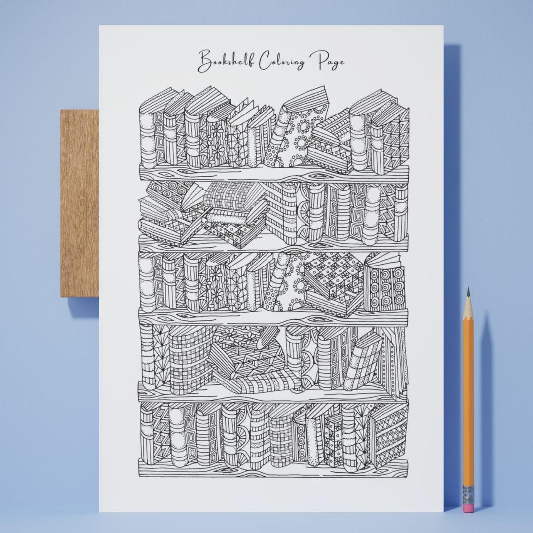 Simple Reading Tracker (coloring Page V1) - Etsy