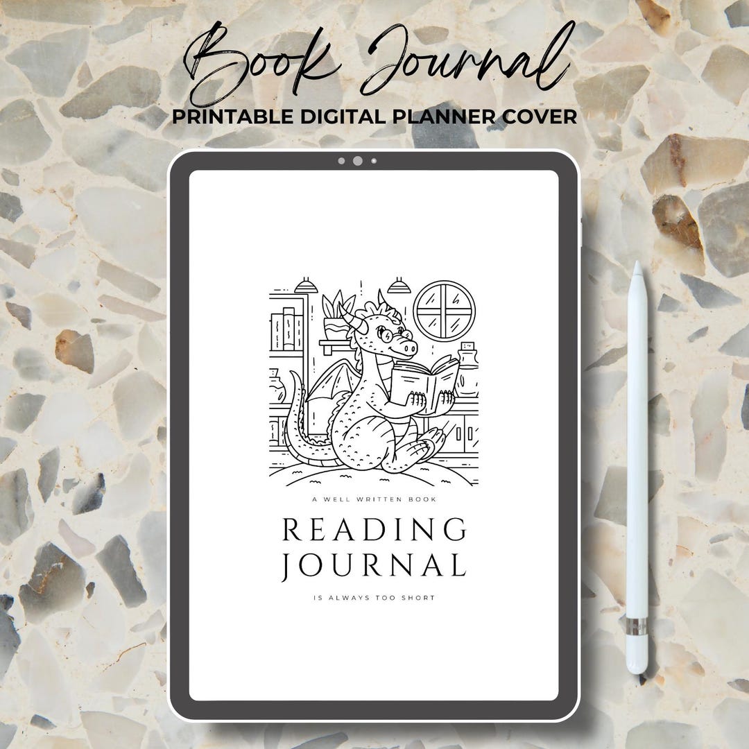 Reading Journal Cover Page 29 - Etsy