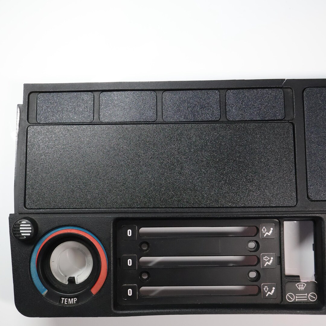 BMW E30 Radio Delete Panel Plate Blank - Etsy