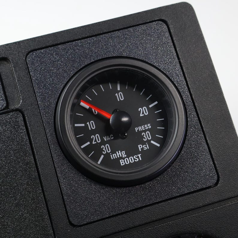 BMW E30 13 / 6 Button OBC Delete 52mm Gauge Mount on Board Computer E28 ...