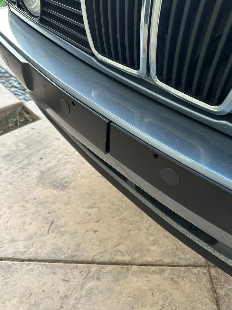BMW E30 Front Bumper License Plate Plugs Pair Perfect Snap in Fitment ...