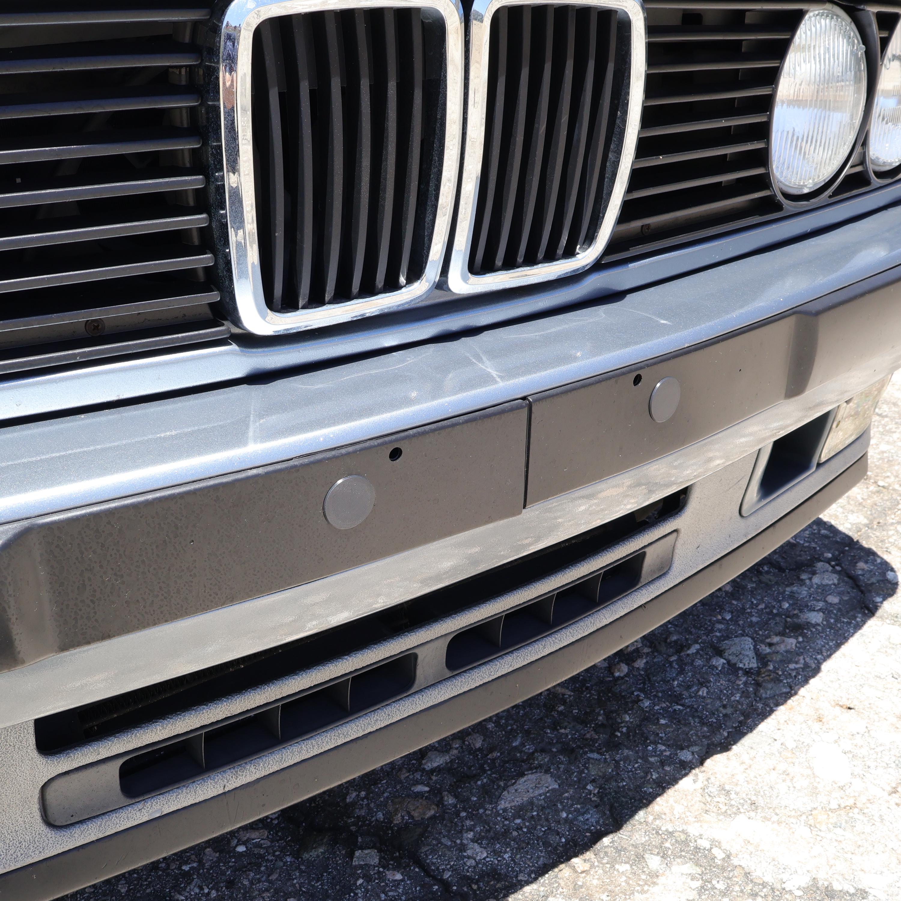 BMW E30 Front Bumper License Plate Plugs Pair Perfect Snap in Fitment ...
