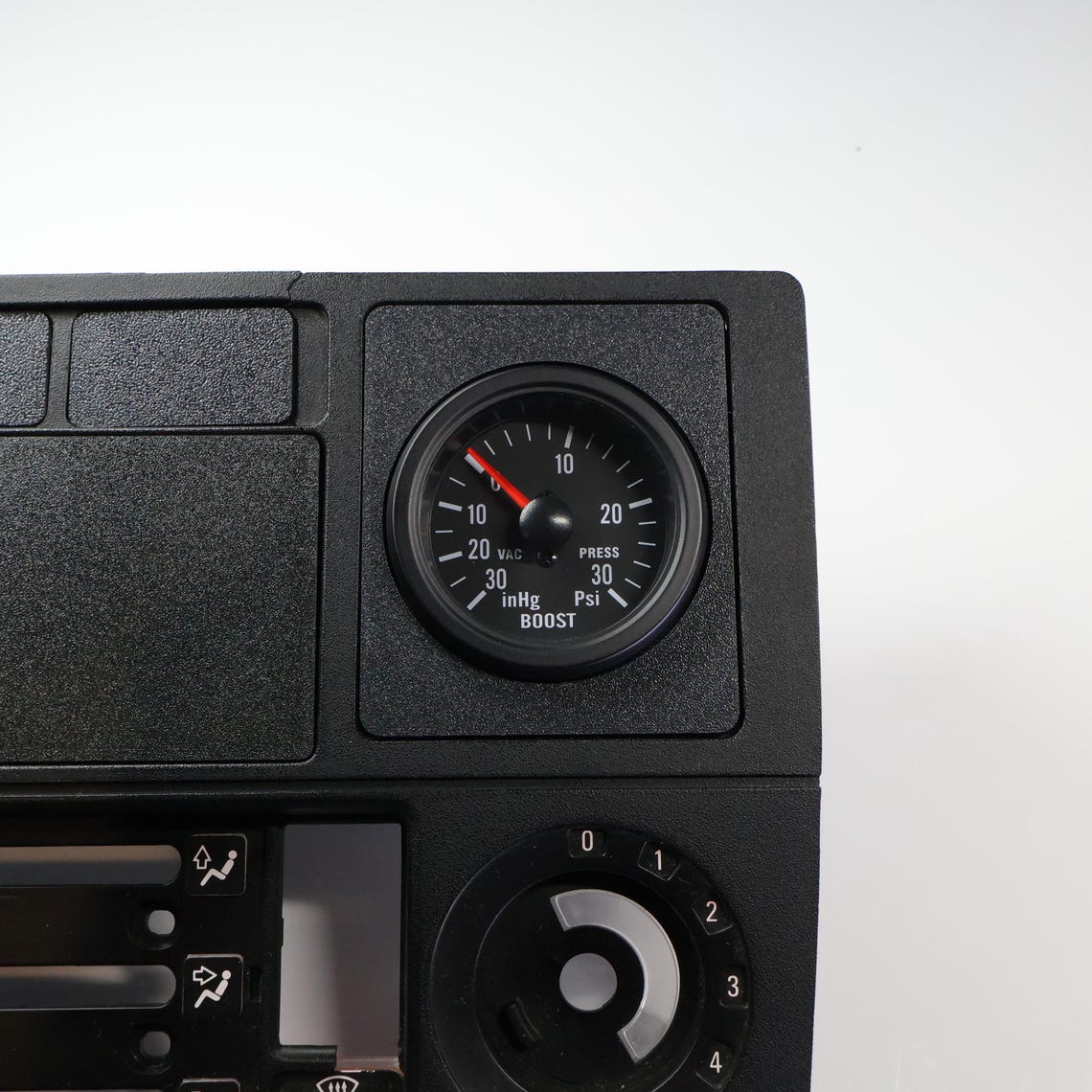 BMW E30 13 / 6 Button OBC Delete 52mm Gauge Mount on Board Computer E28 ...