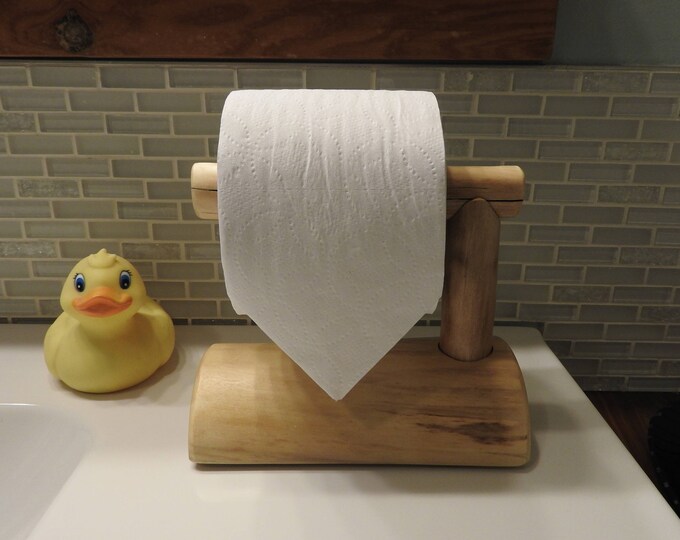 Toilet Paper Holder clear Finish Countertop Horizontal Toilet Paper ...