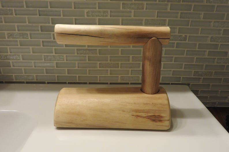 Toilet Paper Holder Clear Finish Countertop Horizontal | Etsy