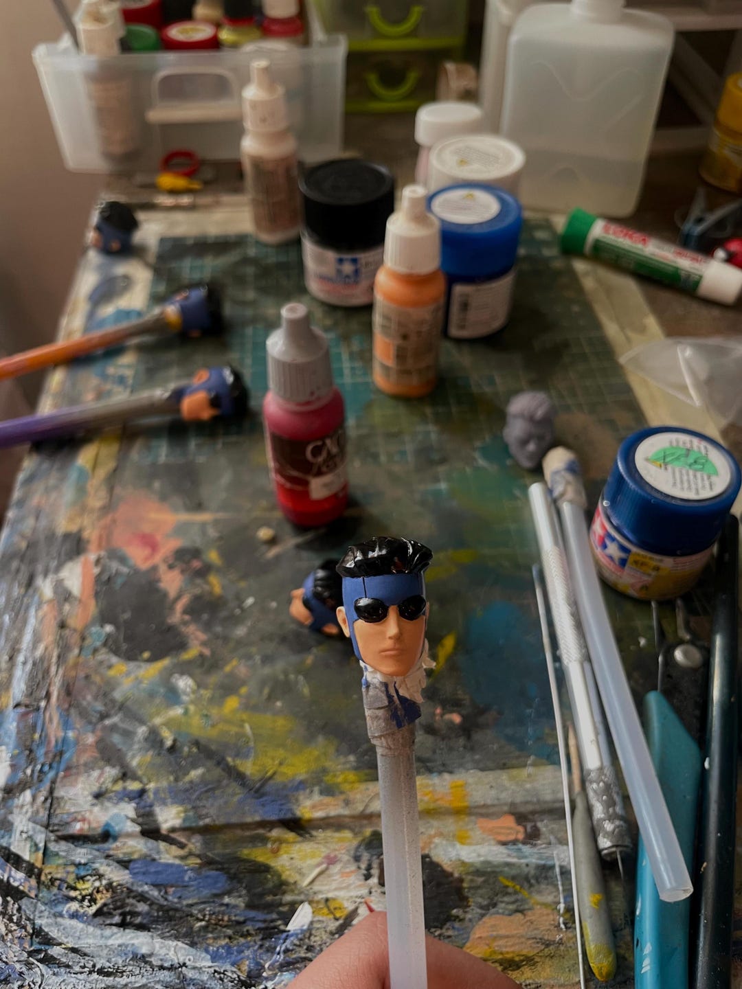 Invincible Head Blue Version 1/12 - Etsy