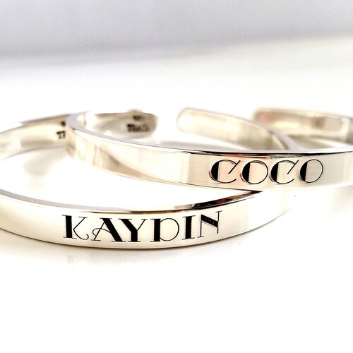 7 Solid Sterling Silver Cuff . Design Your Own Silver - Etsy