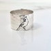 Cardinal Ring . Solid Sterling Silver Ring . Personalized - Etsy
