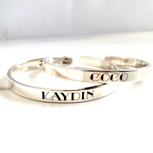 7 Solid Sterling Silver Cuff . Design Your Own Silver - Etsy