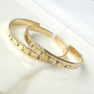 Sisters Split Bracelets . Personalized Sisters Jewelry Cuff . Sisters ...