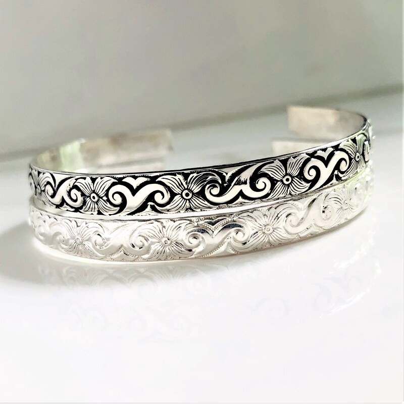 Embossed Bracelet - Etsy
