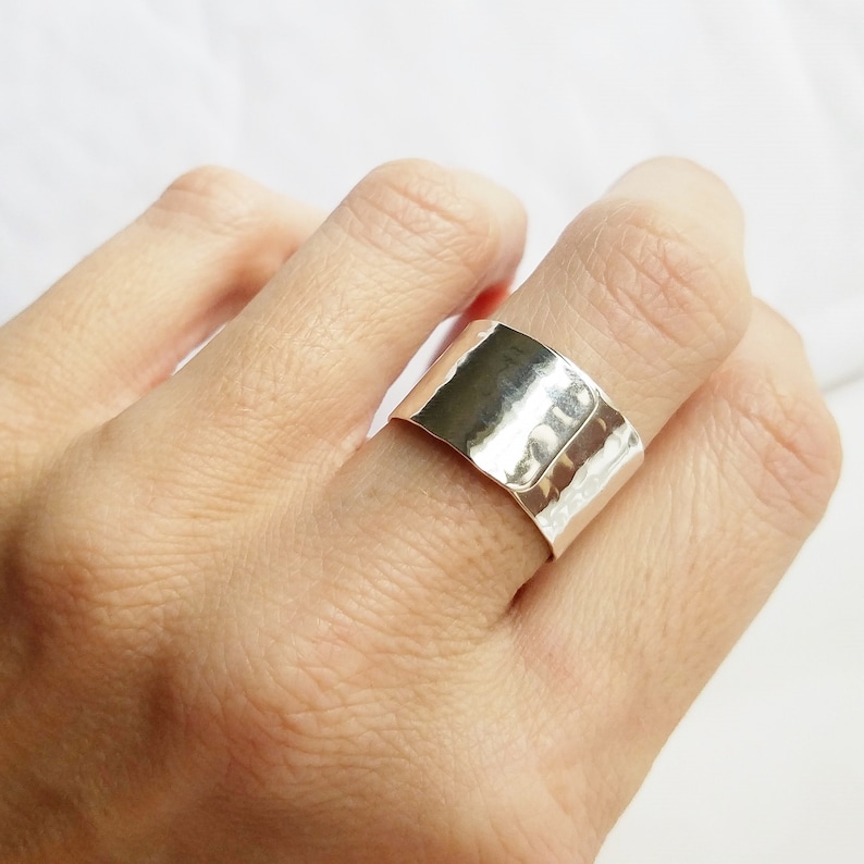 Keep Fking Going Ring . Wide Sterling Silver Secret Message - Etsy