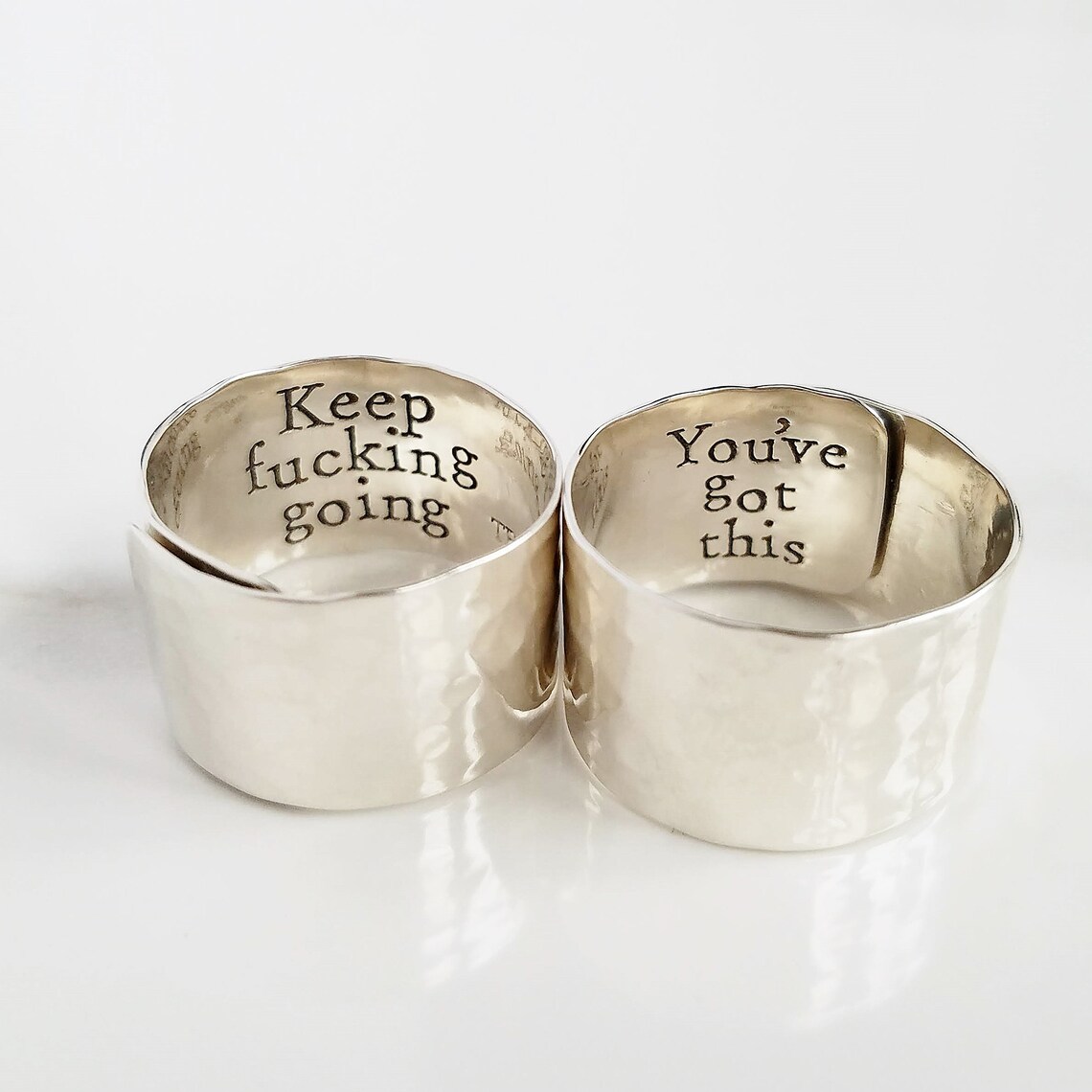1/2 You've Got This Ring . Sterling Silver Secret | Etsy