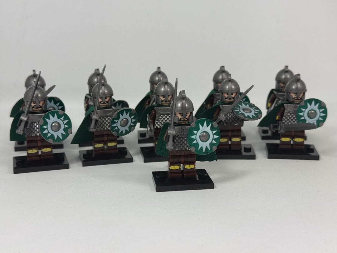 Lord of the Rings Riders of Rohan/rohirrim Knights With Swords - 11 ...